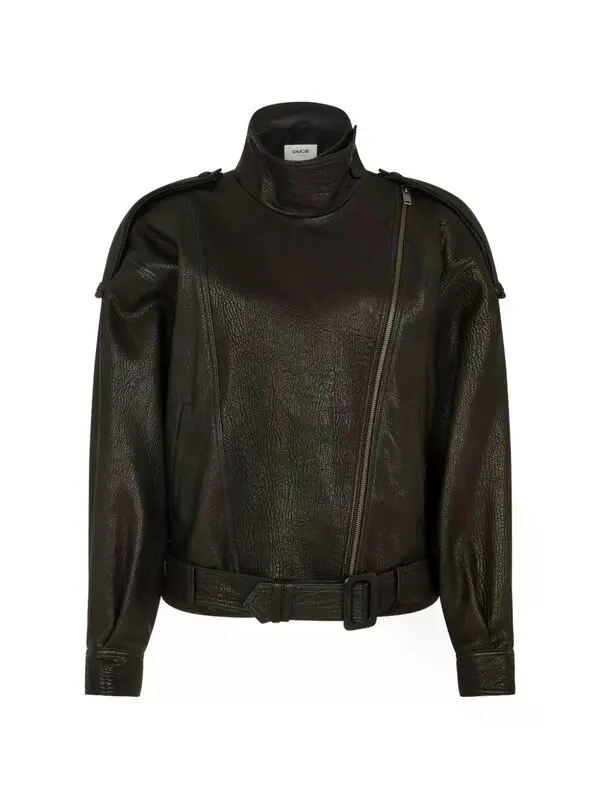 DUCIE Serpa Grained Calf Leather Jacket