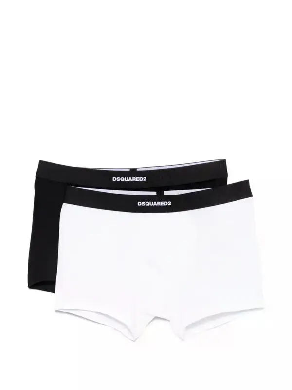 Dsquared2 Logo-waistband Trunks - White