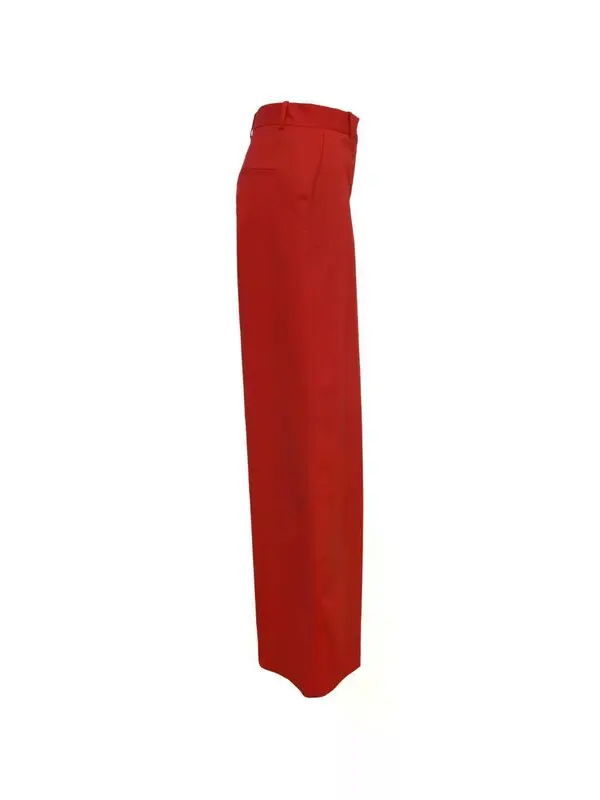 Theory Twill Wide-leg Trousers