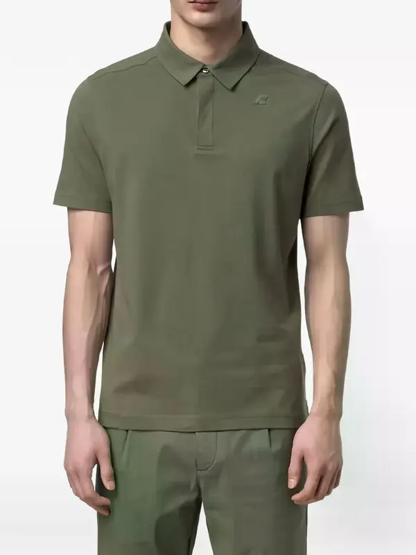 K-WAY Viggo Jersey Polo Shirt - Green