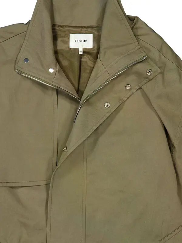 FRAME Storm-flap Belted Jacket