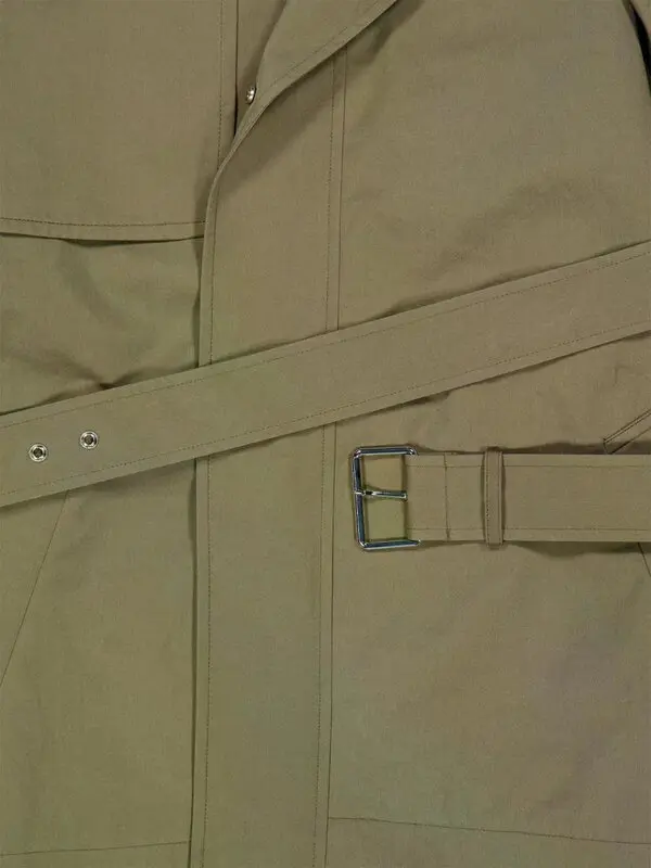 FRAME Storm-flap Belted Jacket