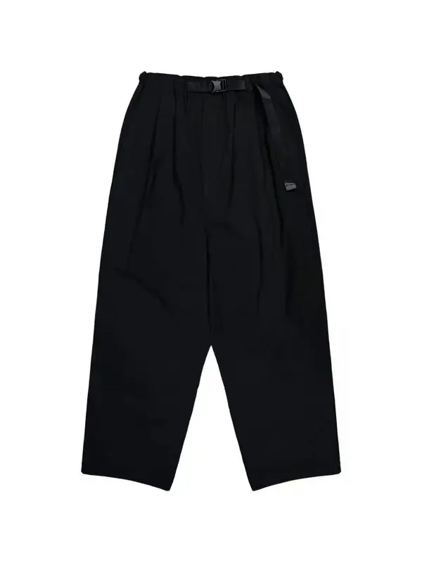 Comme Des Garçons Belted Pleated Trousers - Black