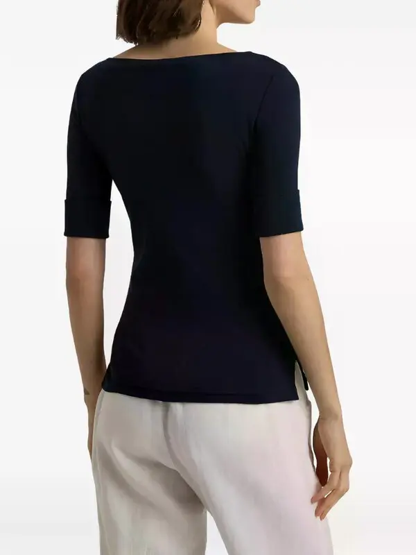 Ralph Lauren Boat-neck Elbow-sleeve T-shirt