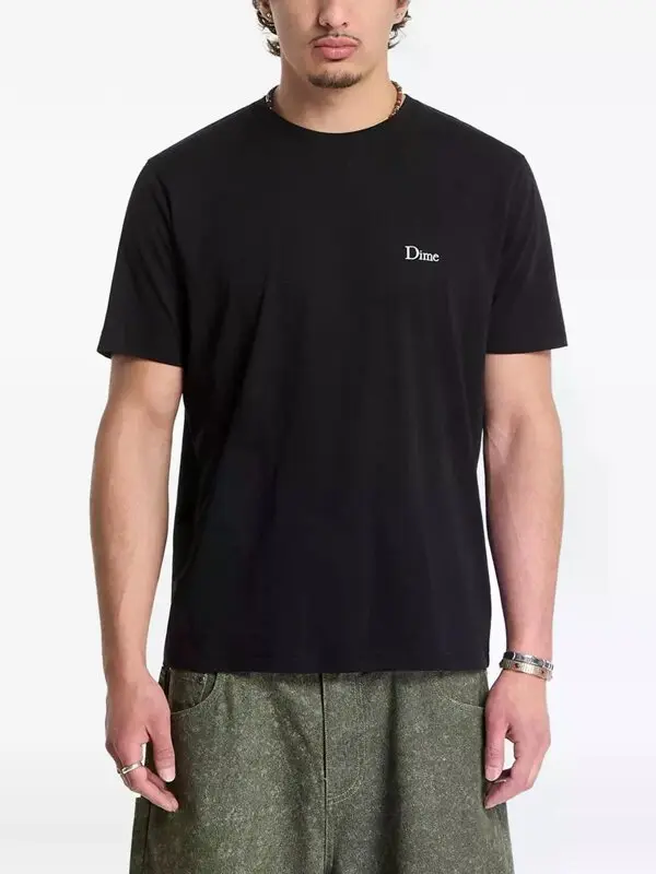 DIME Classic Logo-embroidered T-shirt