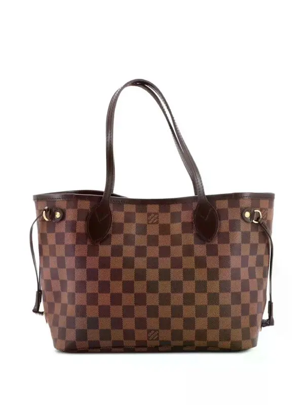 LOUIS VUITTON Damier Pm Tote Bag - Brown