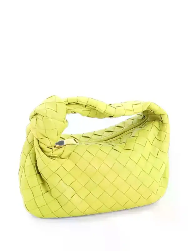 Bottega Veneta Bv Jodie Intrecciato Nappa Mini Hobo Bag - Yellow