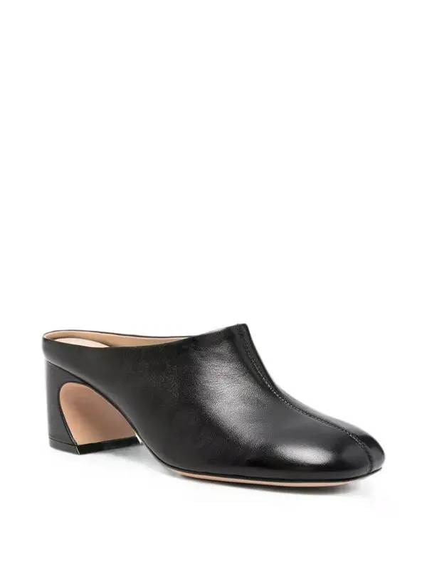 ADRIANNA FERETTI Leather Mules