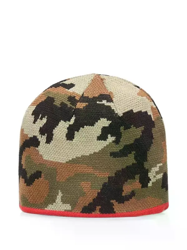 TWOJEYS Reversible Camouflage-print Beanie Hat