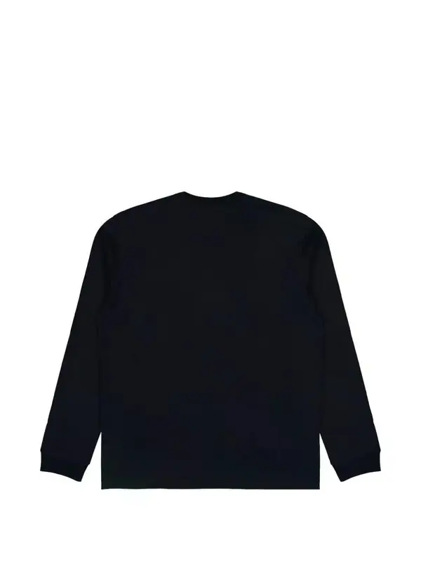 Comme Des Garçons Chest-pocket Long-sleeve T-shirt - Black
