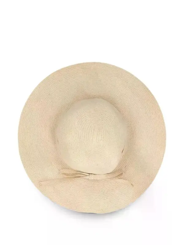 Vintage Bow-detail Sun Hat