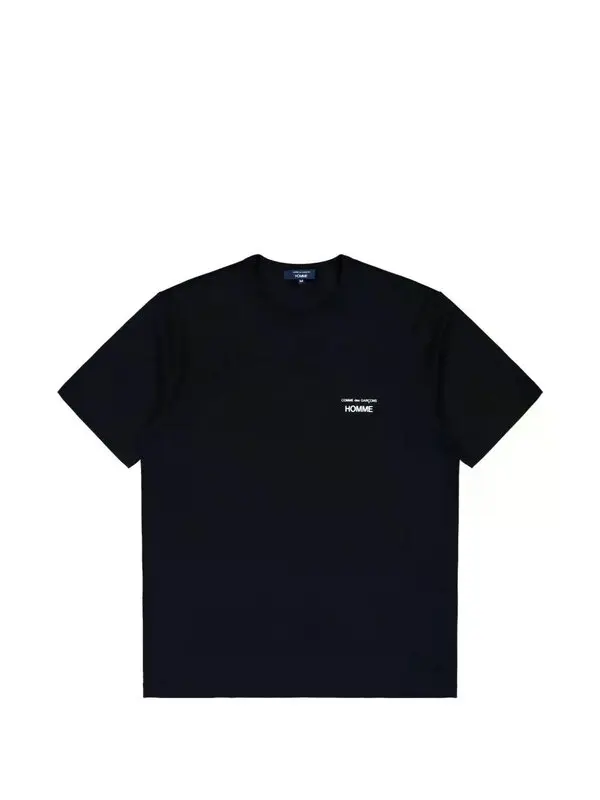 Comme Des Garçons Logo-print Cotton T-shirt - Black