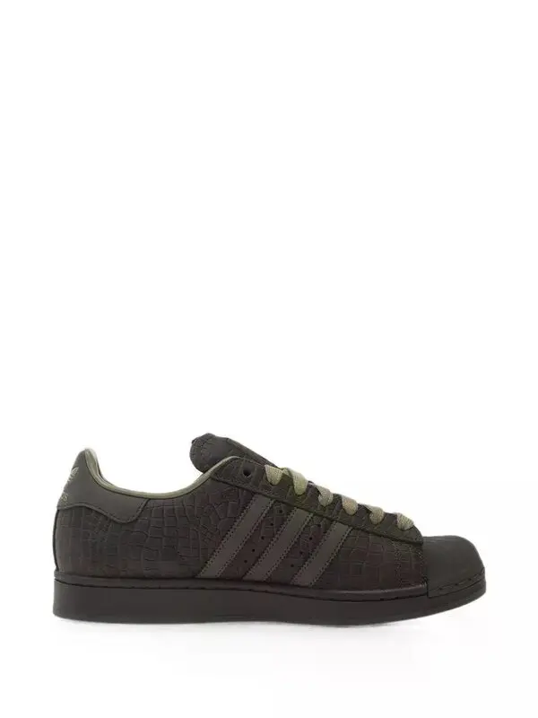 Adidas Superstar Ii Croc-effect Sneakers