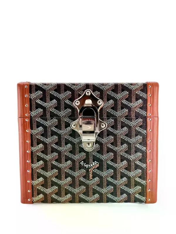 Goyard Clamecy Goyardine Square Trunk