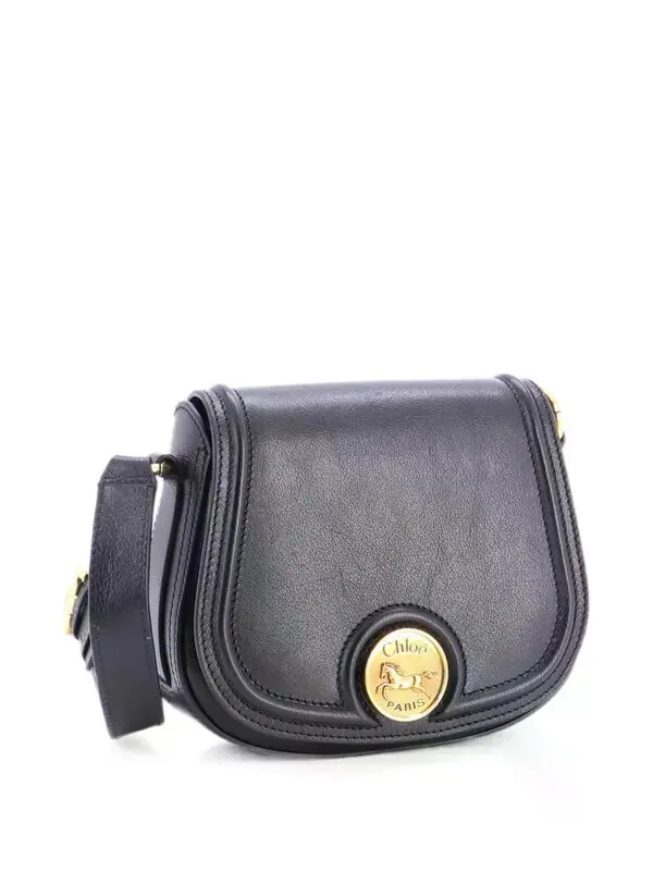 Chloé Horse Medal Saddle Bag Leather Shoulder Bag