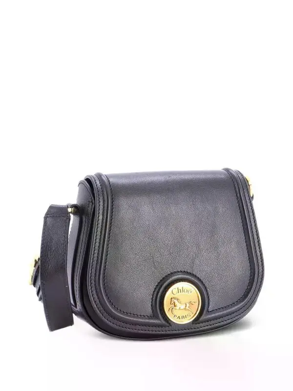 Chloé Horse Medal Saddle Leather Shoulder Bag