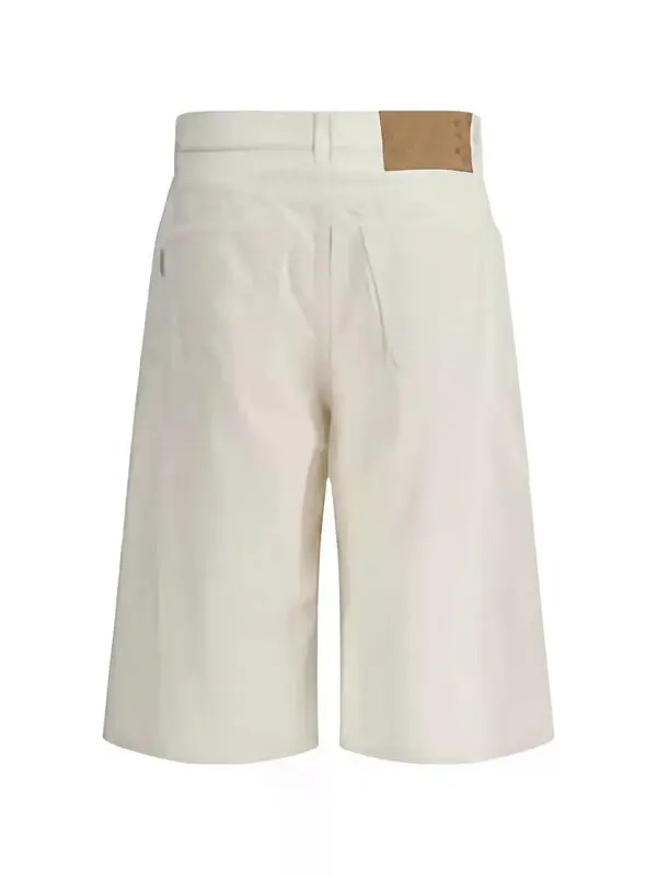 HAIKURE Twill-weave Bermuda Shorts - Neutrals