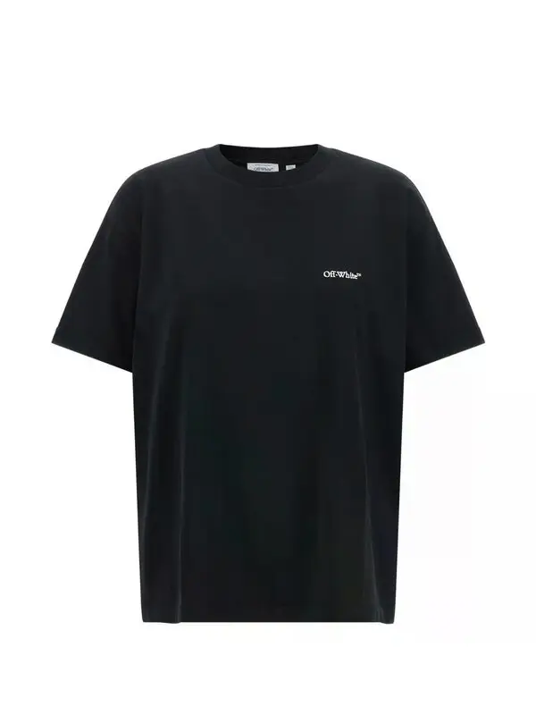 Off-White Arrow Out Flower T-shirt - Black