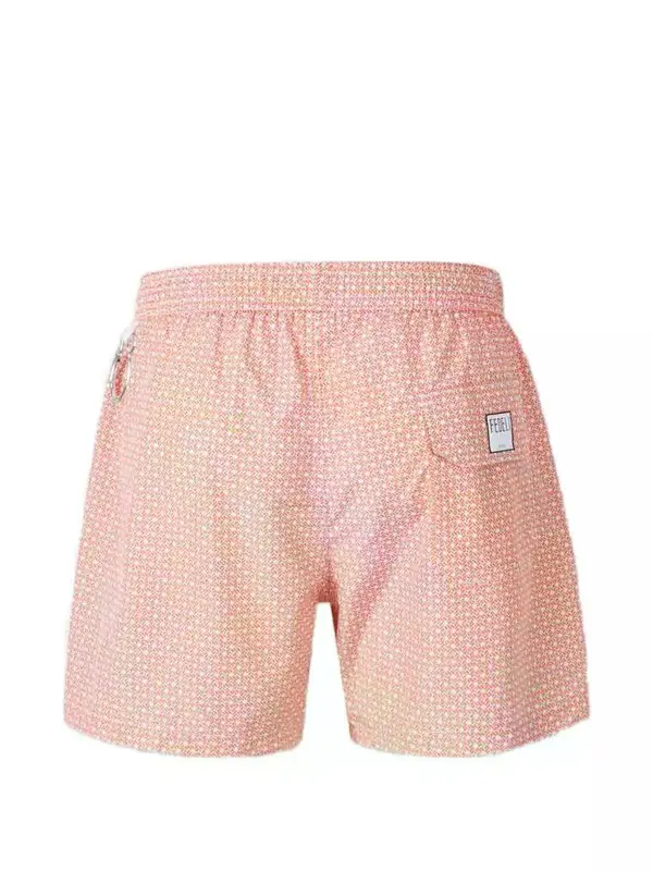 Fedeli Madeira Geometric-print Drawstring Swimsuit