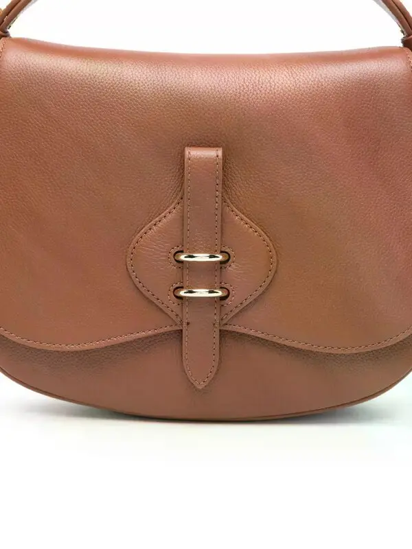COCCINELLE Grained Leather Shoulder Bag