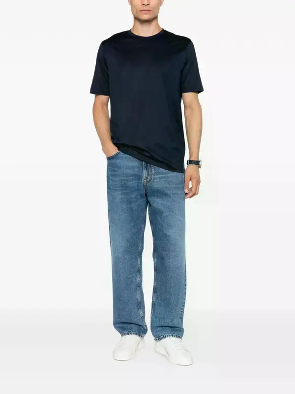Corneliani Logo-embroidered T-shirt