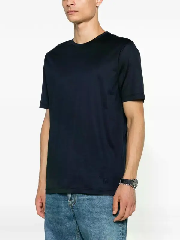 Corneliani Logo-embroidered T-shirt