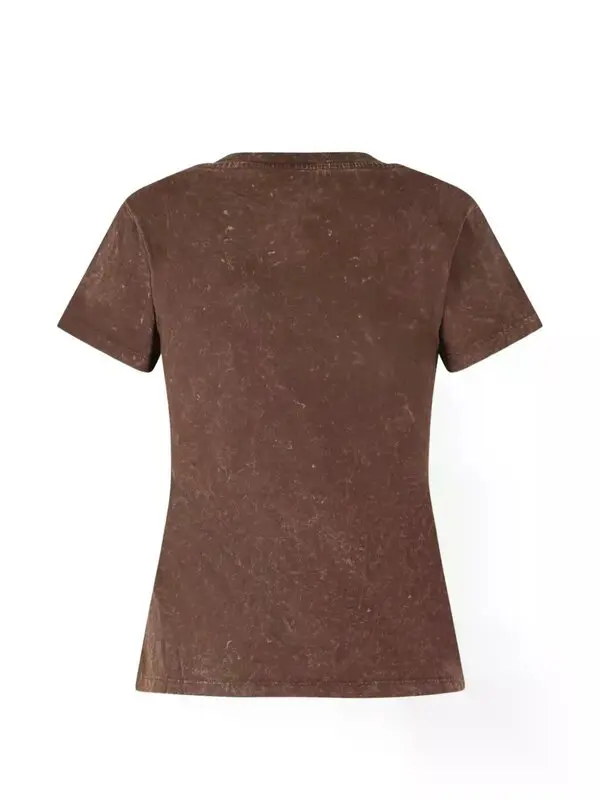 GANNI Graphic-print Cotton T-shirt