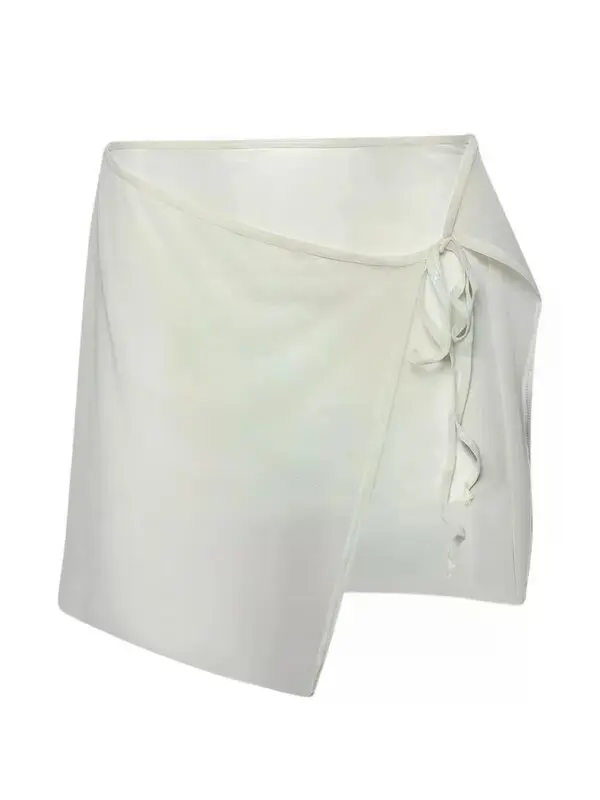 Bond Eye Maeve Mesh Wrap Mini Skirt
