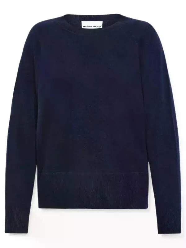 EMERSON RENALDI Raglan-sleeve Crew-neck Sweater