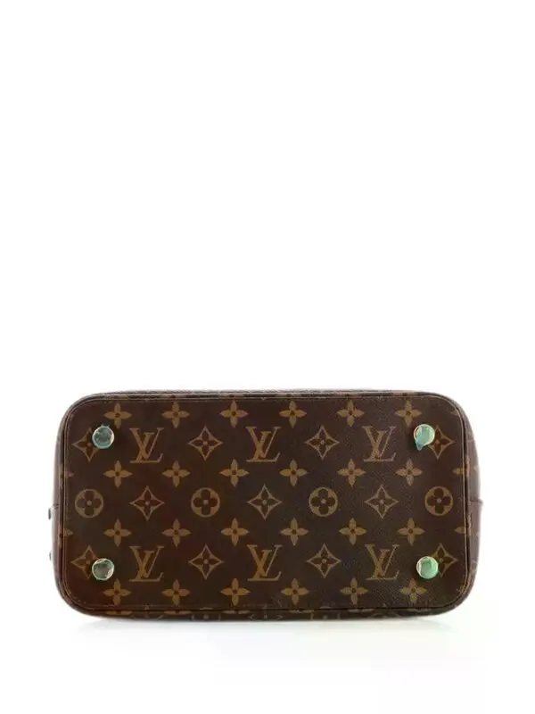 LOUIS VUITTON Lockit Nm Handbag Monogram Canvas Pm Satchel