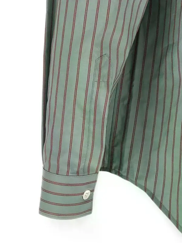 NAMACHEKO Striped Shirt - Green