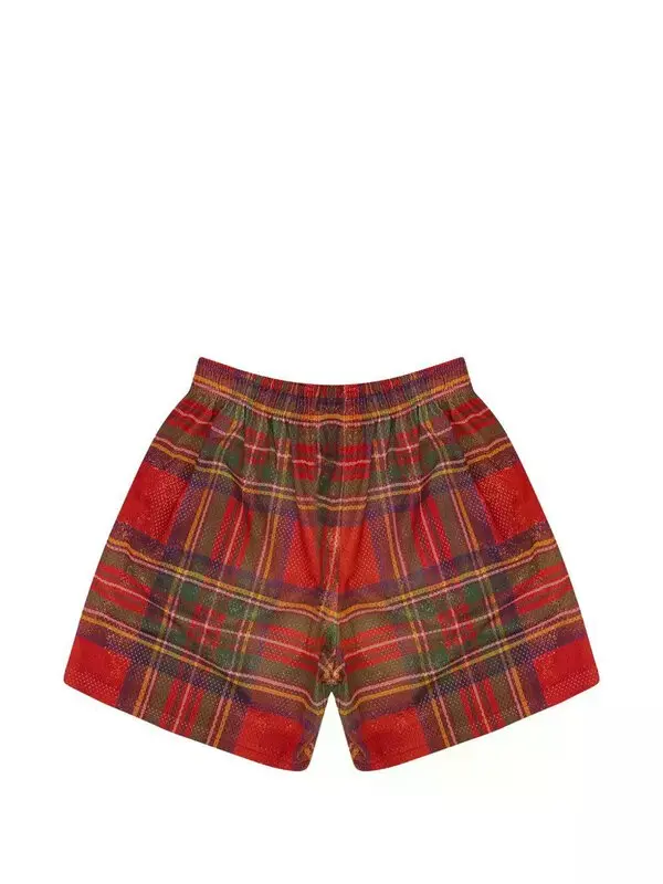 STADIUM GOODS Stadium Plaid Green Shorts