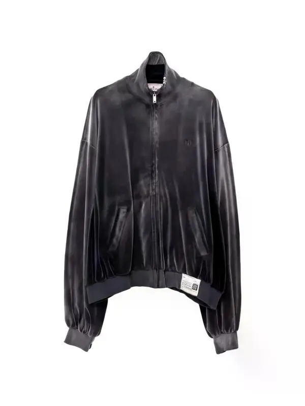 Mihara Yasuhiro Velour High Neck Zip-up Track Jacket