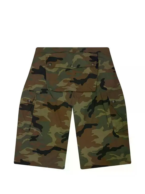 Needles Woodland Ripstop Cotton Cargo Shorts