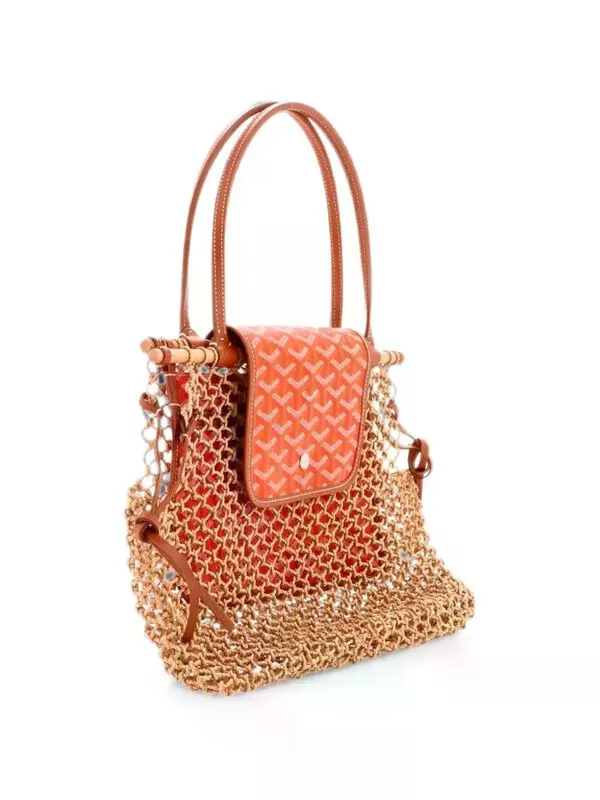 Goyard Raffia Net Tote Bag