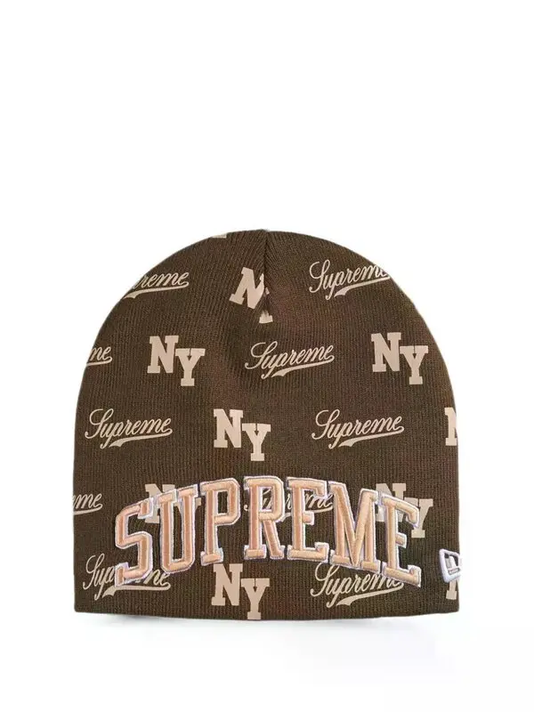 Supreme X New Era Logo Beanie
