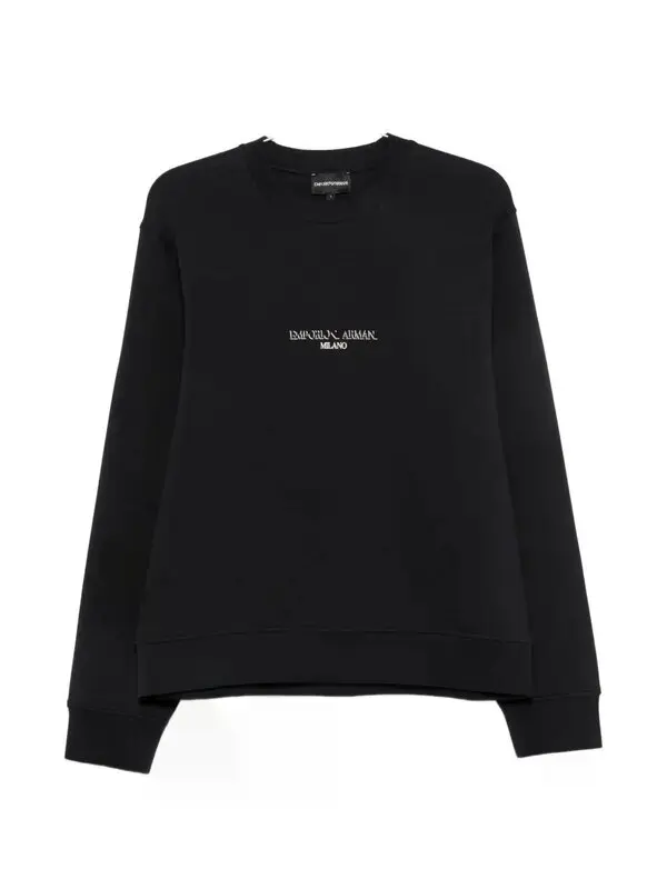 Emporio Armani Logo-print Cotton Sweatshirt