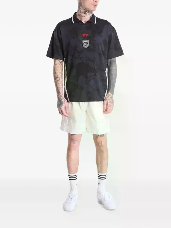 REEBOK Logo-print Collared T-shirt