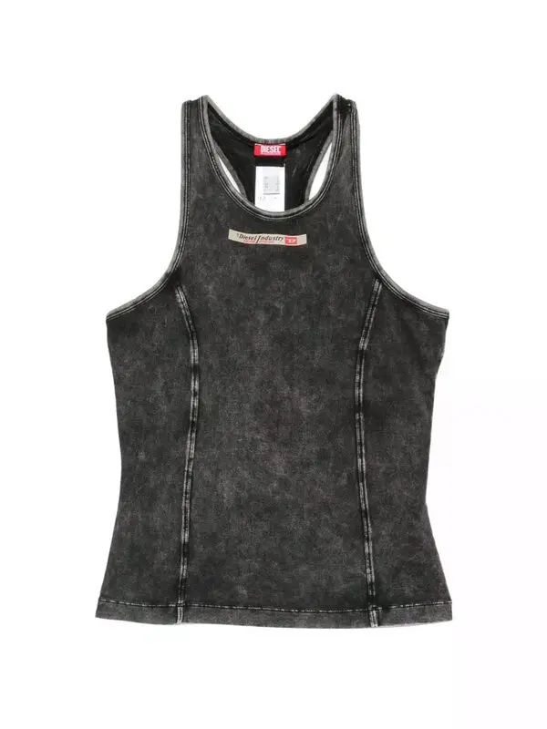 DIESEL® Irene Acid-wash Sleeveless Top - Grey
