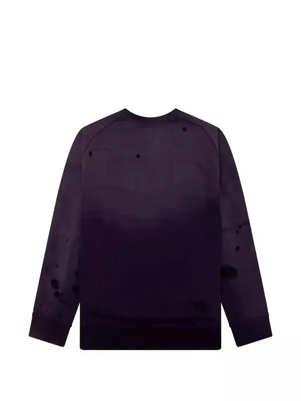 Needles Deconstructed Butterfly-print Sweatshirt