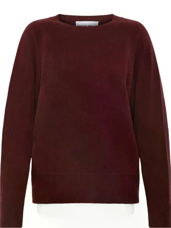 EMERSON RENALDI Raglan-sleeve Ribbed-trim Sweater