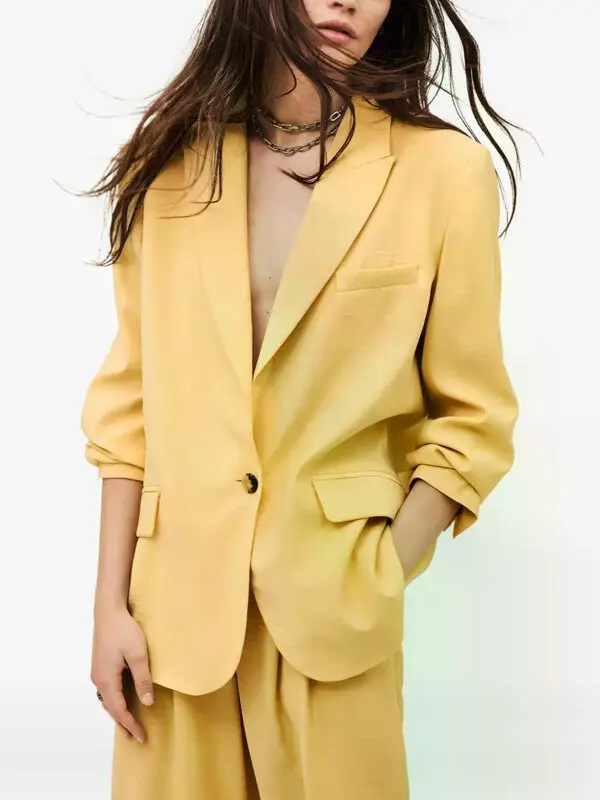 Ba&sh Dalena Single-breasted Notched-lapels Jacket