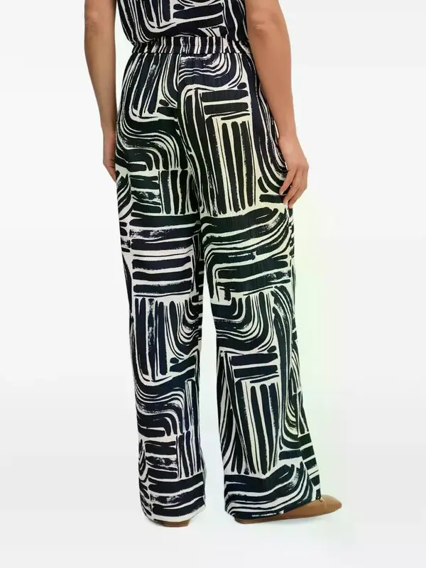 Joseph Ribkoff Abstract-print Palazzo Pants