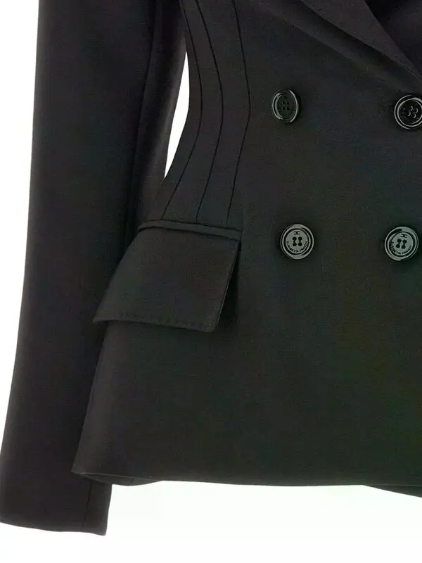 Elisabetta Franchi Double-breasted Darted Jacket