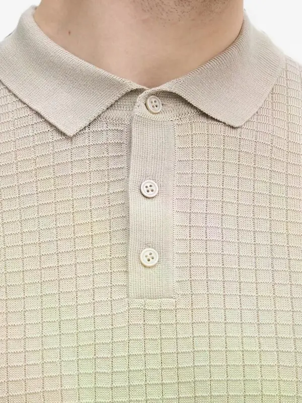 JOOP! Vanceo Waffle-knit Short-sleeve Polo Shirt