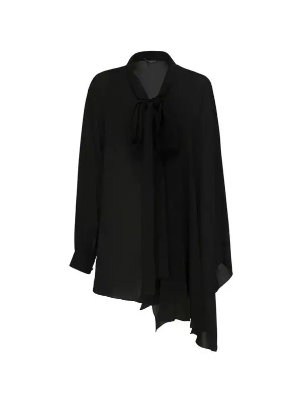 Balenciaga Asymmetric Tie-neck Blouse