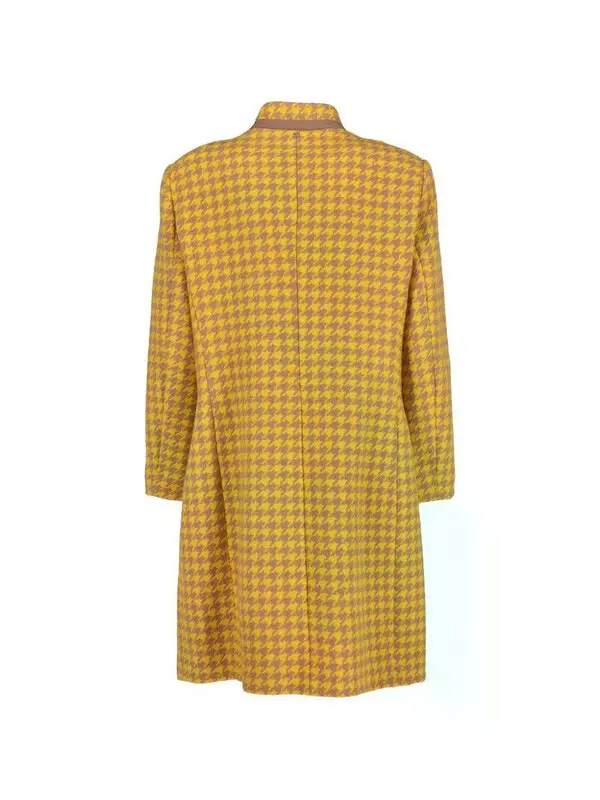 CARACTÈRE Houndstooth-pattern Coat