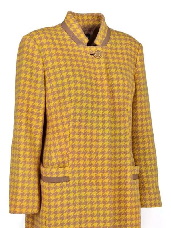 CARACTÈRE Houndstooth-pattern Coat