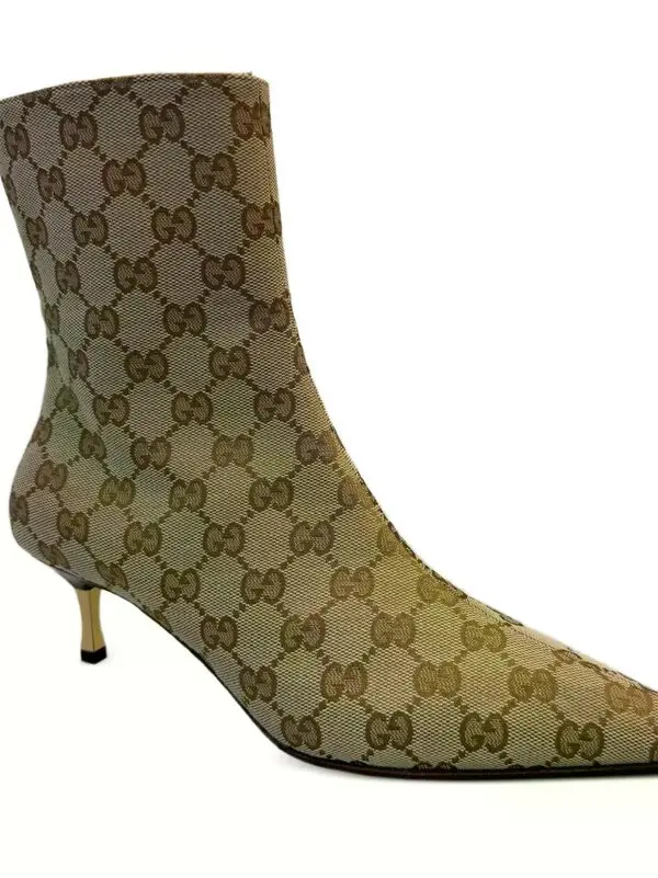 Gucci Monogram Pattern Pumps
