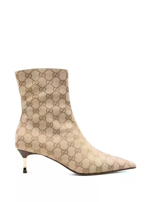 Gucci Monogram Pattern Pumps